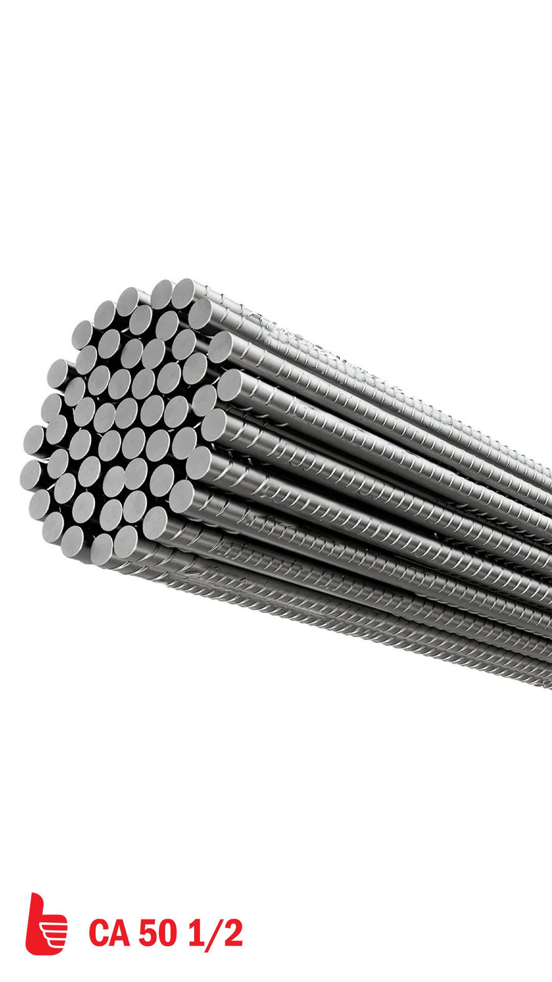 Vergalhão CA 50 ½ - BONAÇO Soluções em Aço!